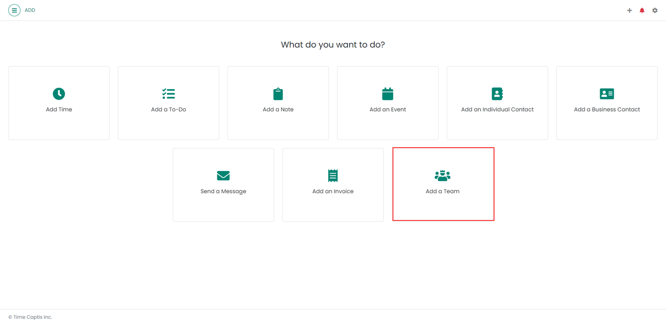 Manage Universal Add in TimeCaptis
